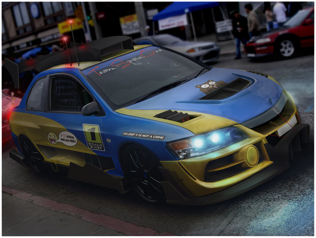 ArtStation - Lancer Evolution City