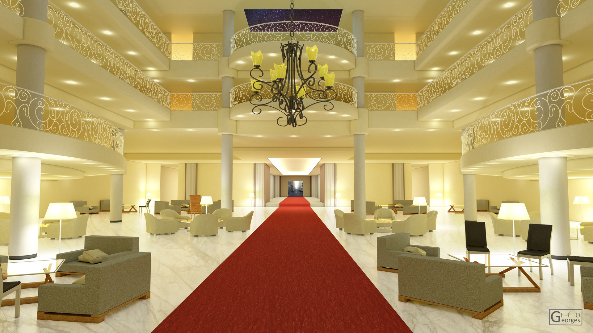 ArtStation - Hall d’hôtel V2