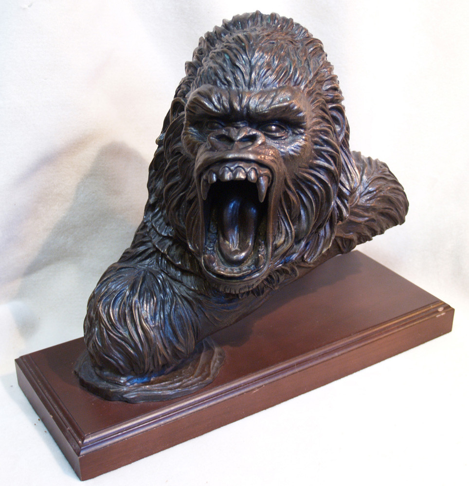 ArtStation - bronze ape bust