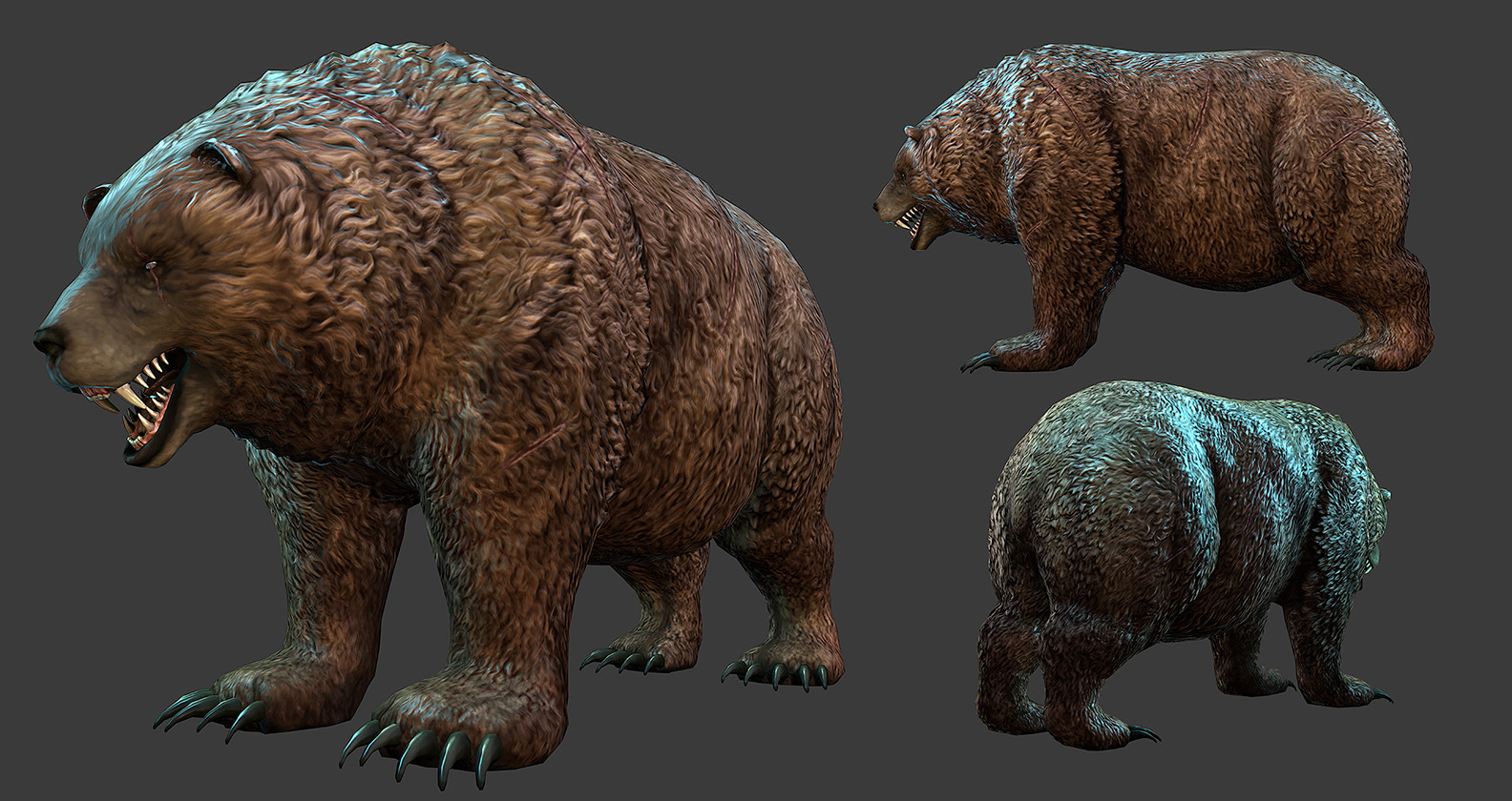 ArtStation - bear - cancelled MMO - freelance
