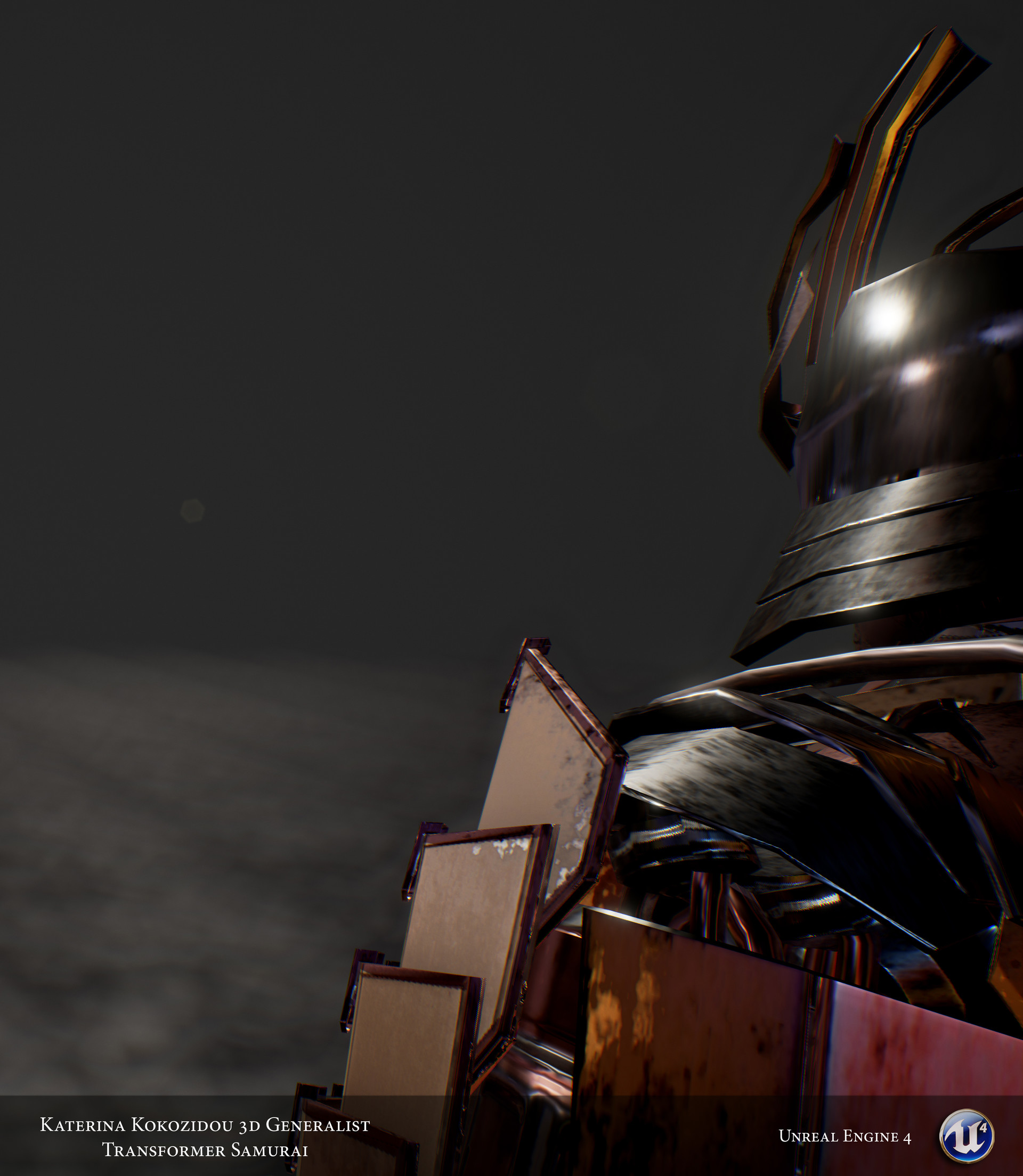 ArtStation - Transformer Samurai & Bugatti Veyron in UE4