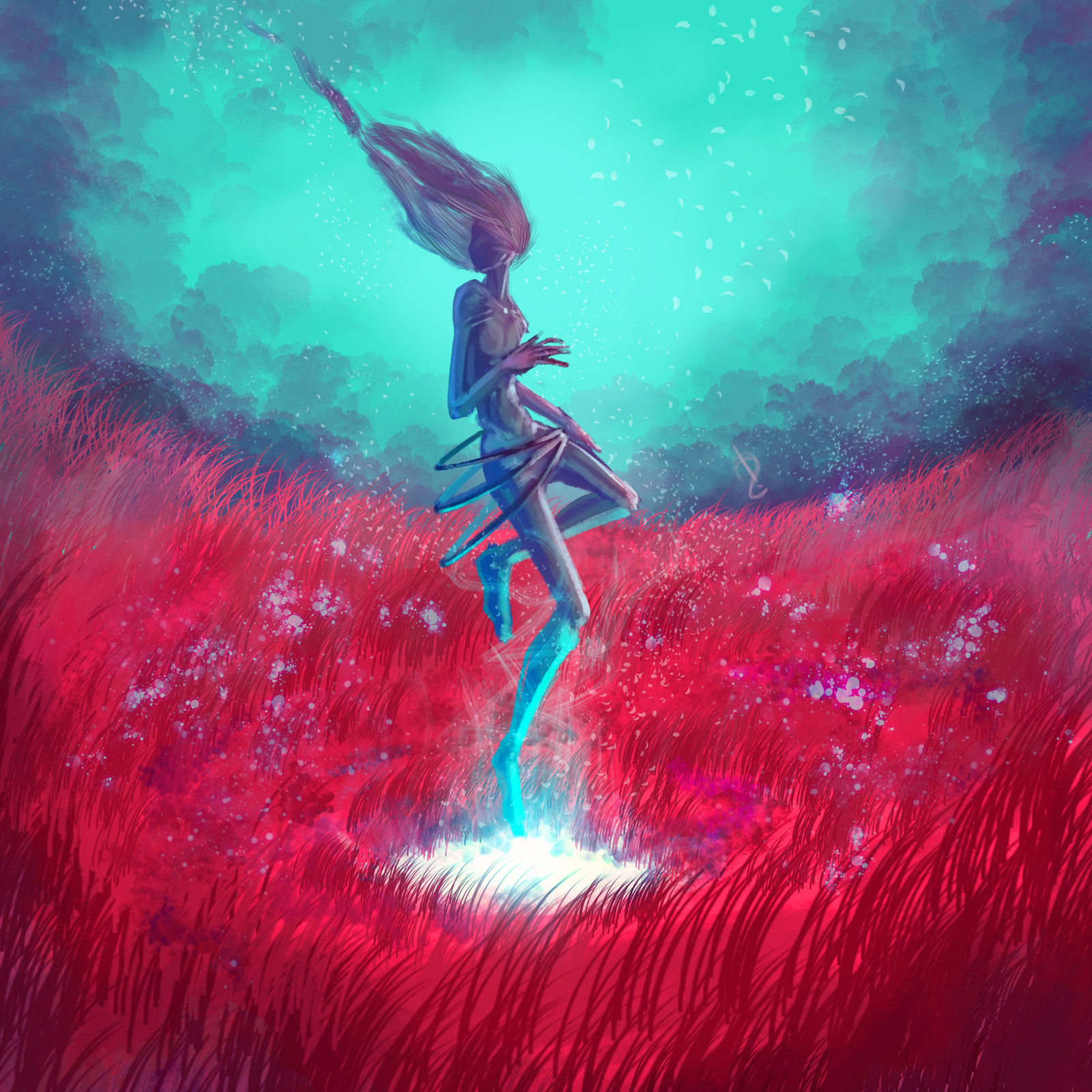 David Rivera - Sea of cherry blossoms