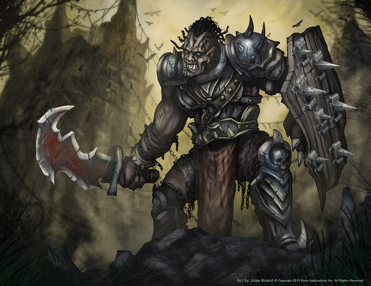ArtStation - Viking Clan boss - The Orc King