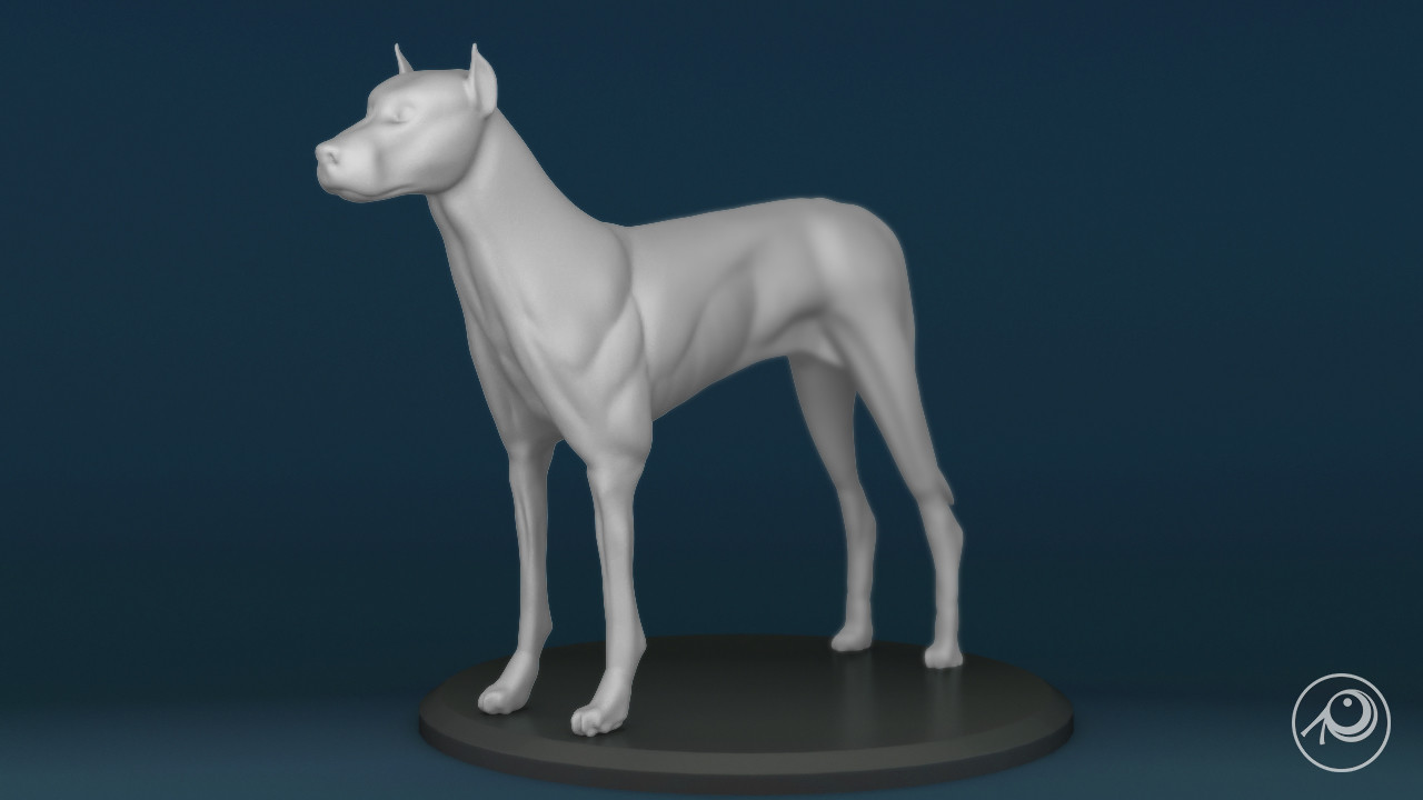 ArtStation - Dog Digital Sculpt
