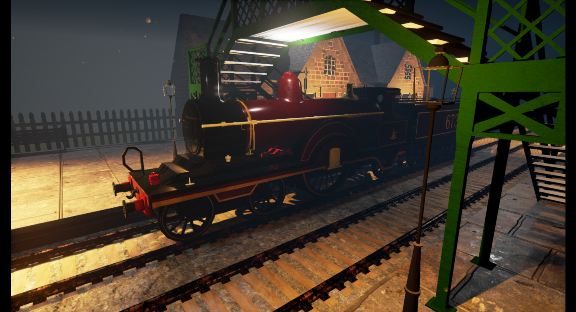 ArtStation - Victorian Railway Station