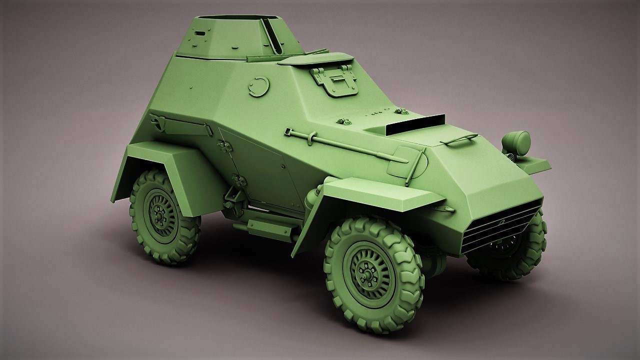 ArtStation - BA-64 Soviet Armored Car