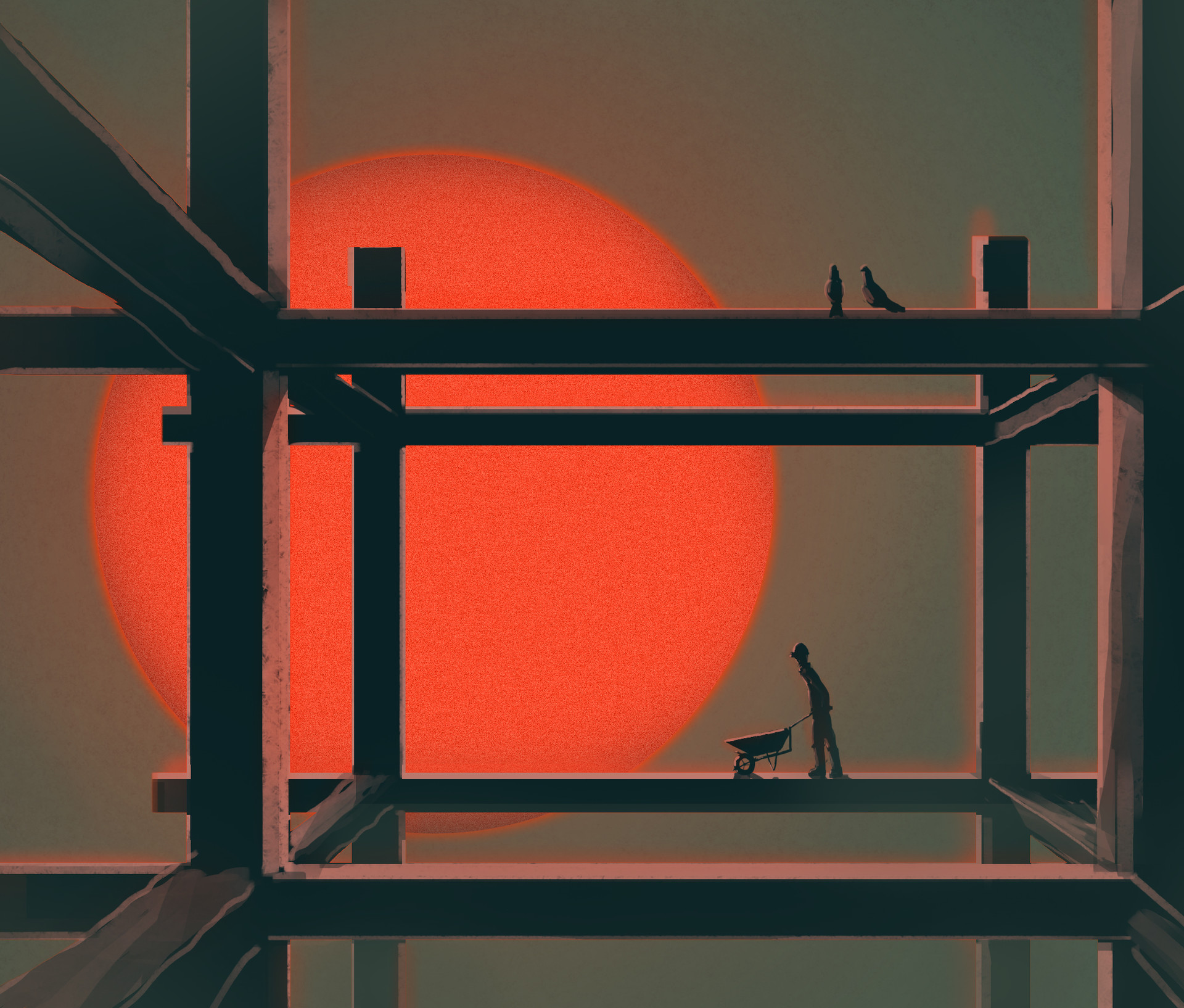 ArtStation - Toiling in the sun