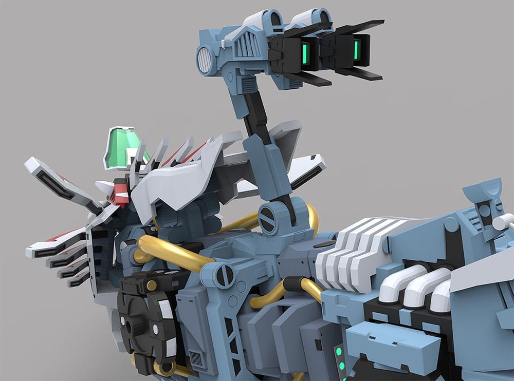 Janey Eager - Zoids Kotobukiya HMM Blade Liger Mirage Custom