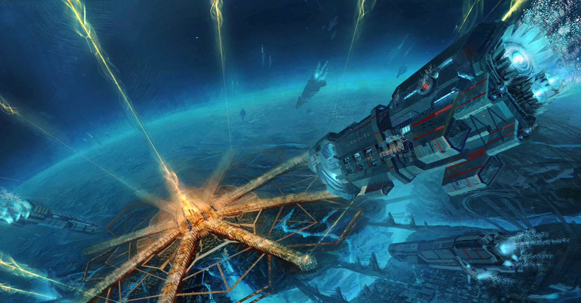 ArtStation - Deep Sea slum