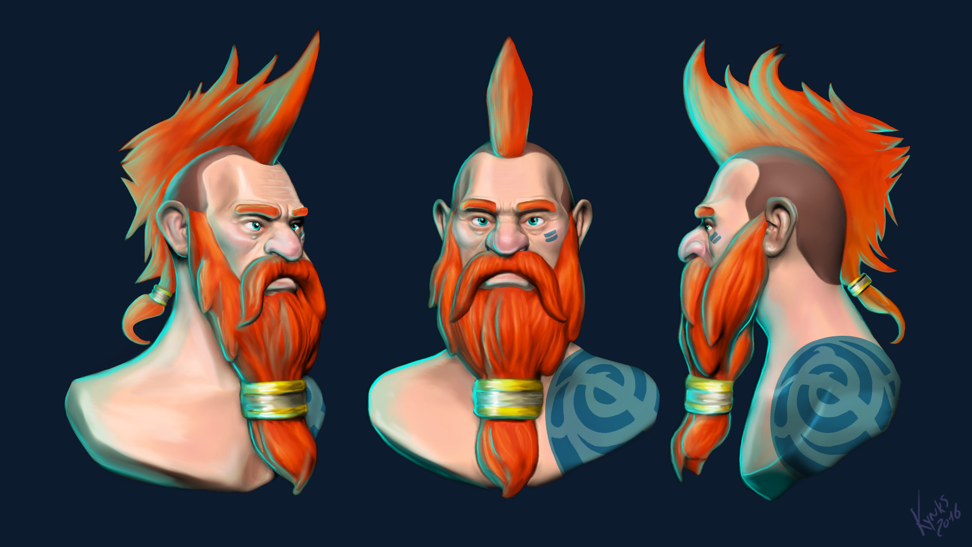 ArtStation - Dwarf - WIP