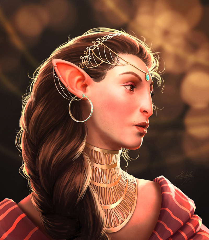 Lady Gwenne by Michelle Tolo : r/ImaginaryElves