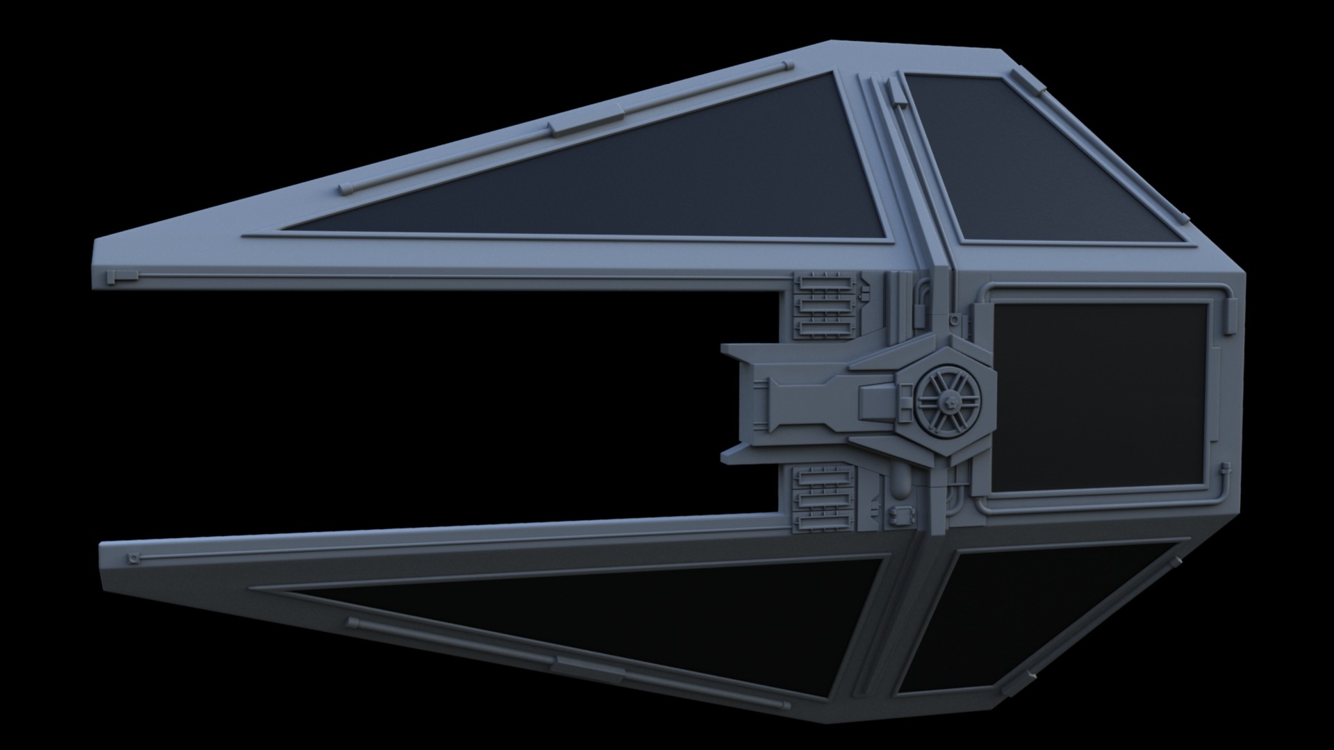 ArtStation - TIE Interceptor WIP