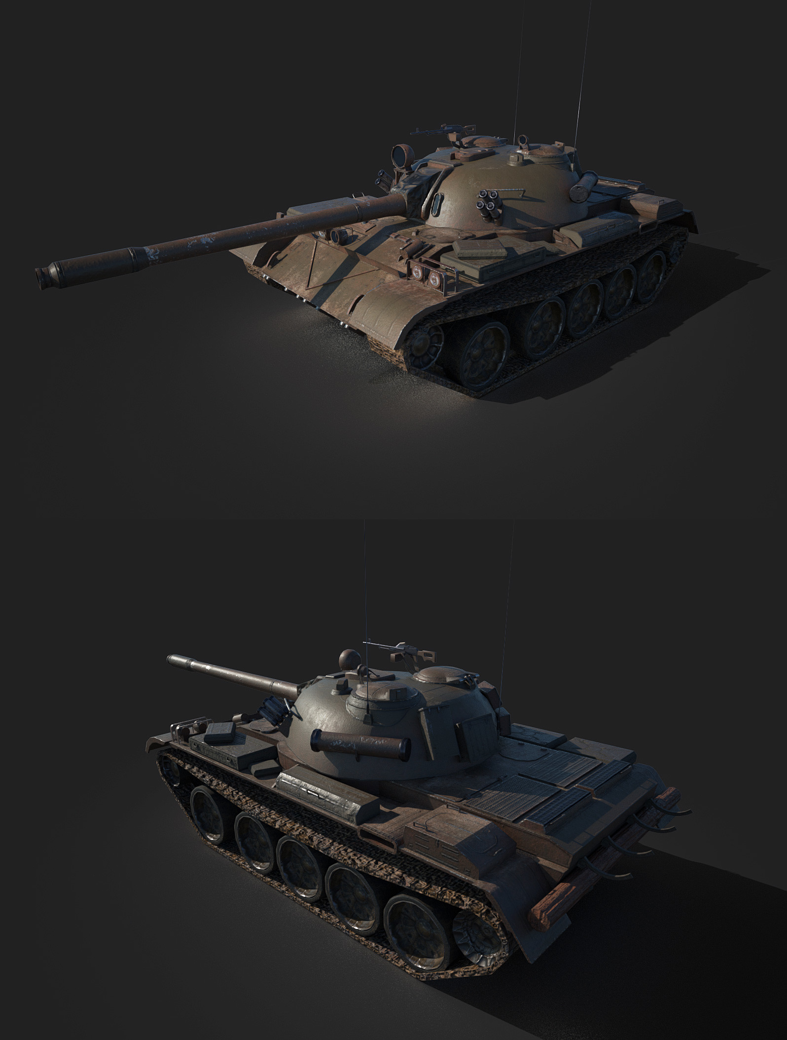 ArtStation - Tank T-55