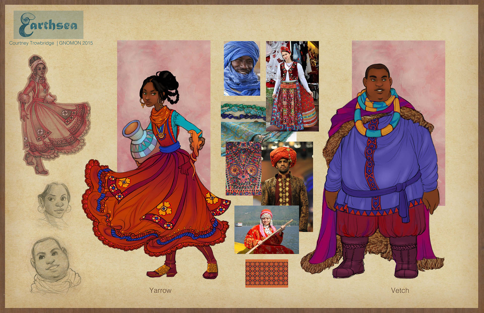 ArtStation - Earthsea character design