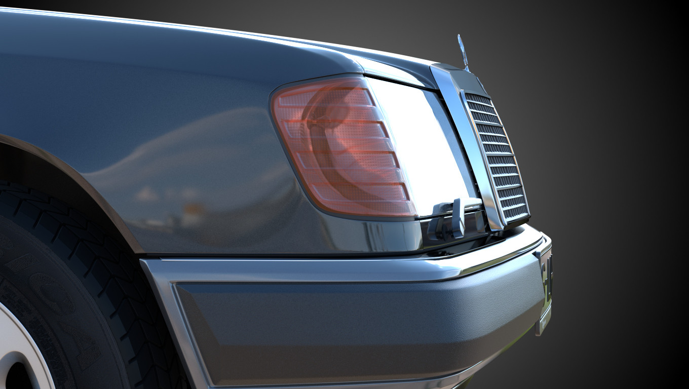 Zbyszek W124 - Mercedes-Benz W124 300D 3D model X1992 black