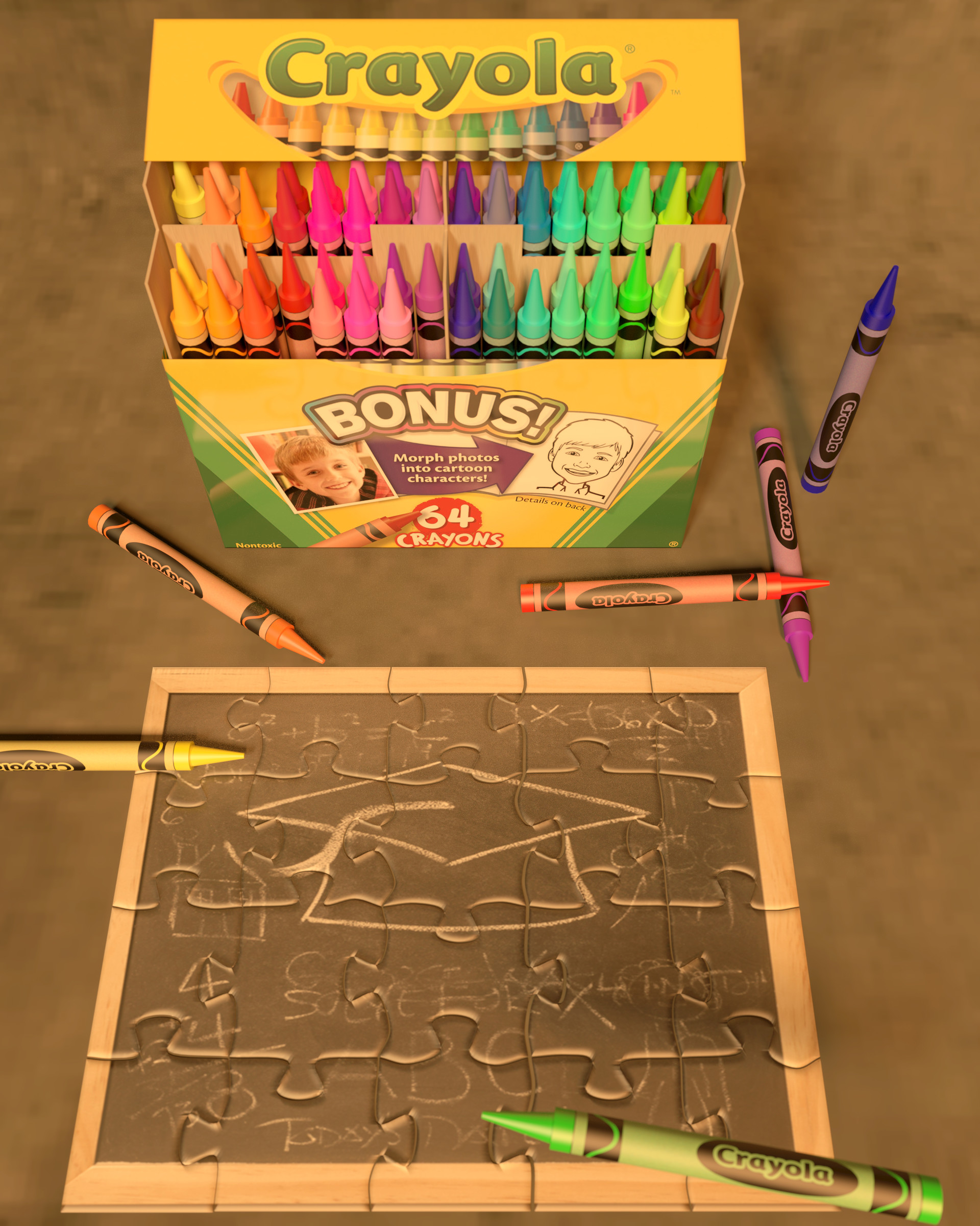 ArtStation - Crayola Crayon Box