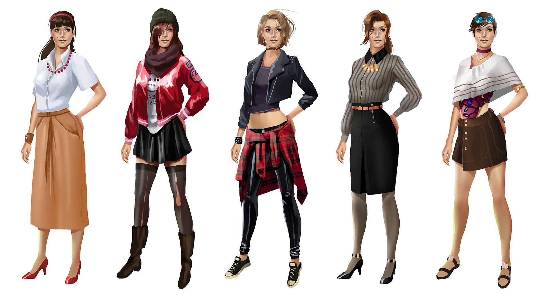 ArtStation - Random girl concept