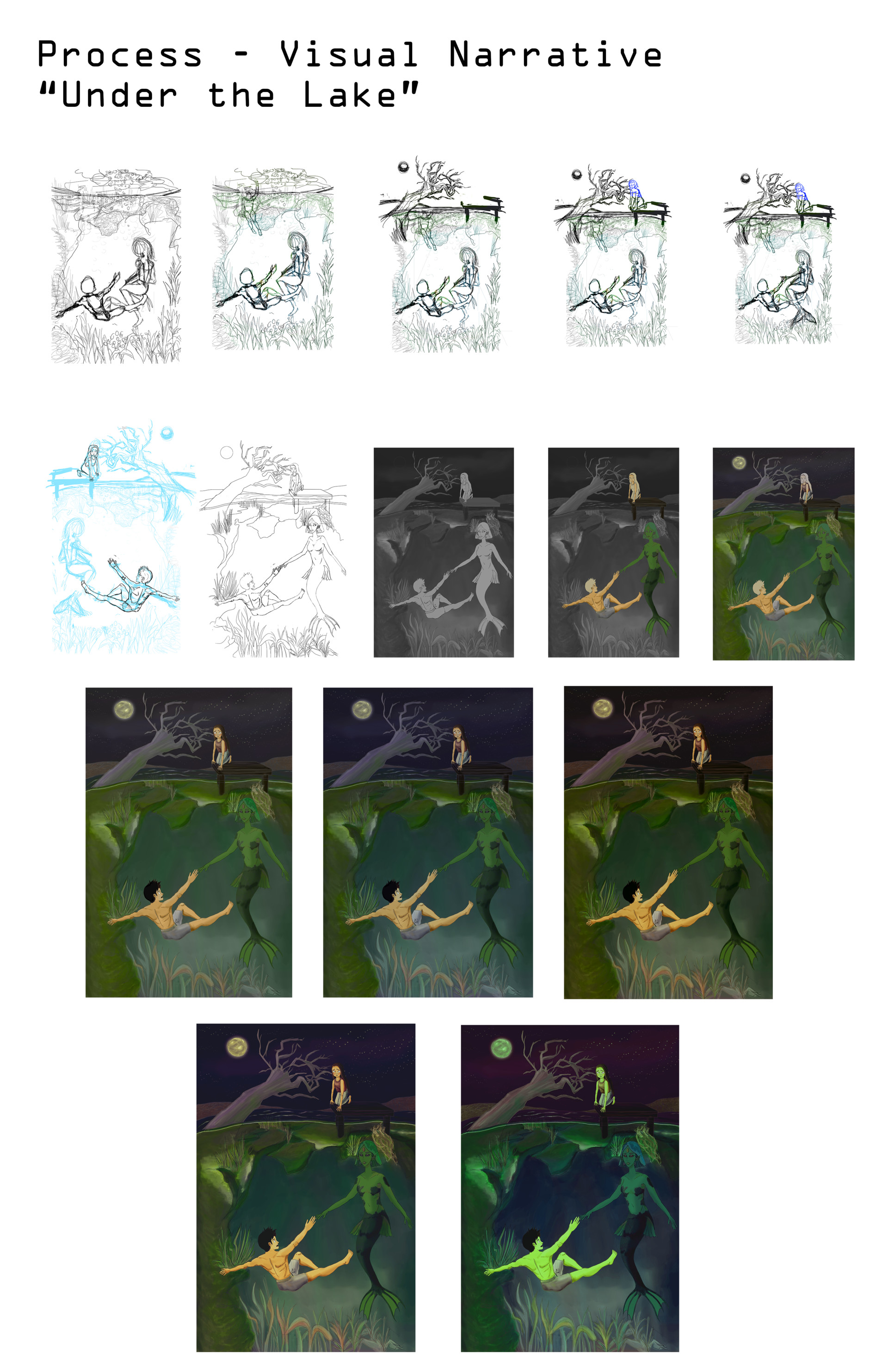 ArtStation - Process Sheets and Class Exercises