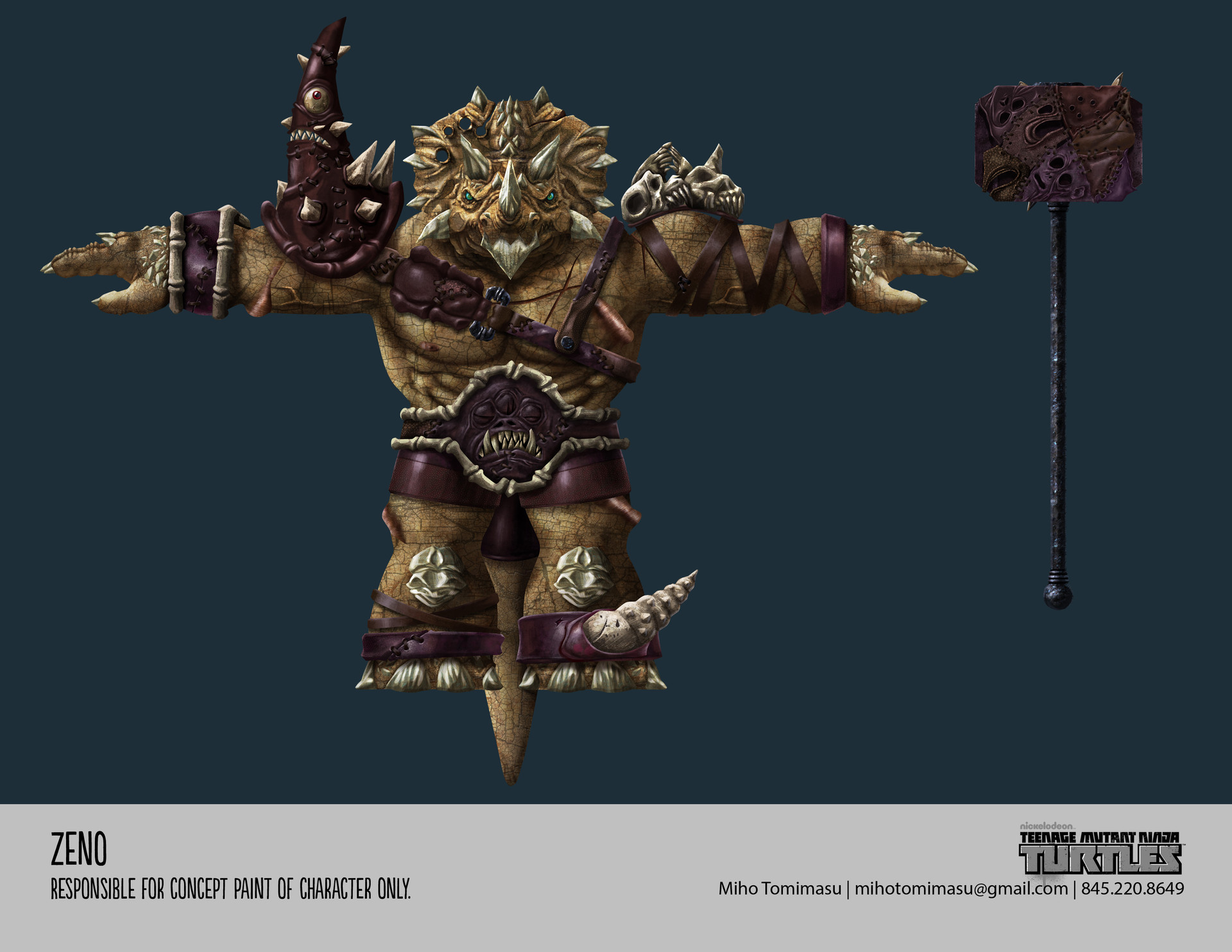 ArtStation - Zeno - Teenage Mutant Ninja Turtles, Miho Tomimasu