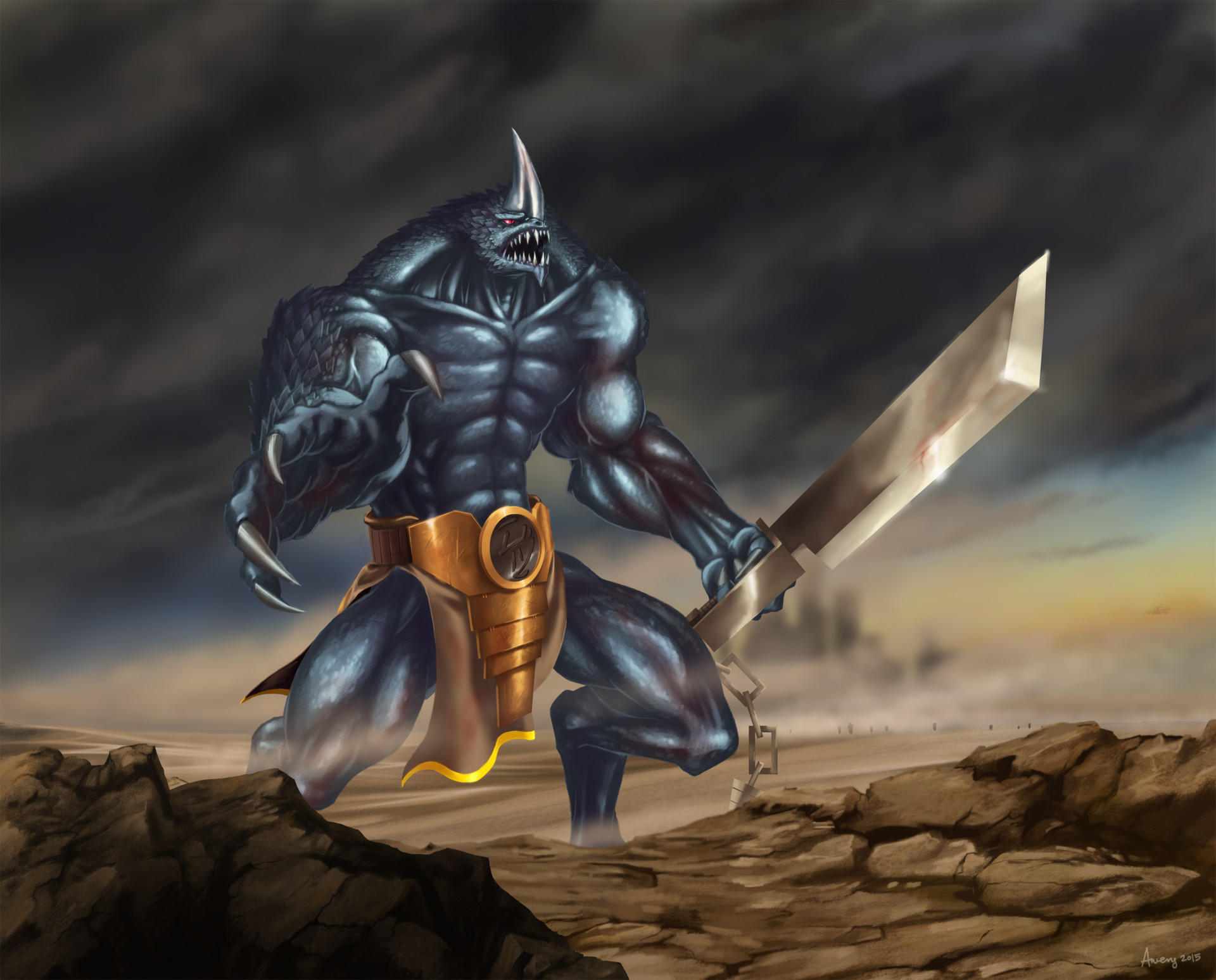 ArtStation - Gorgar Warrior