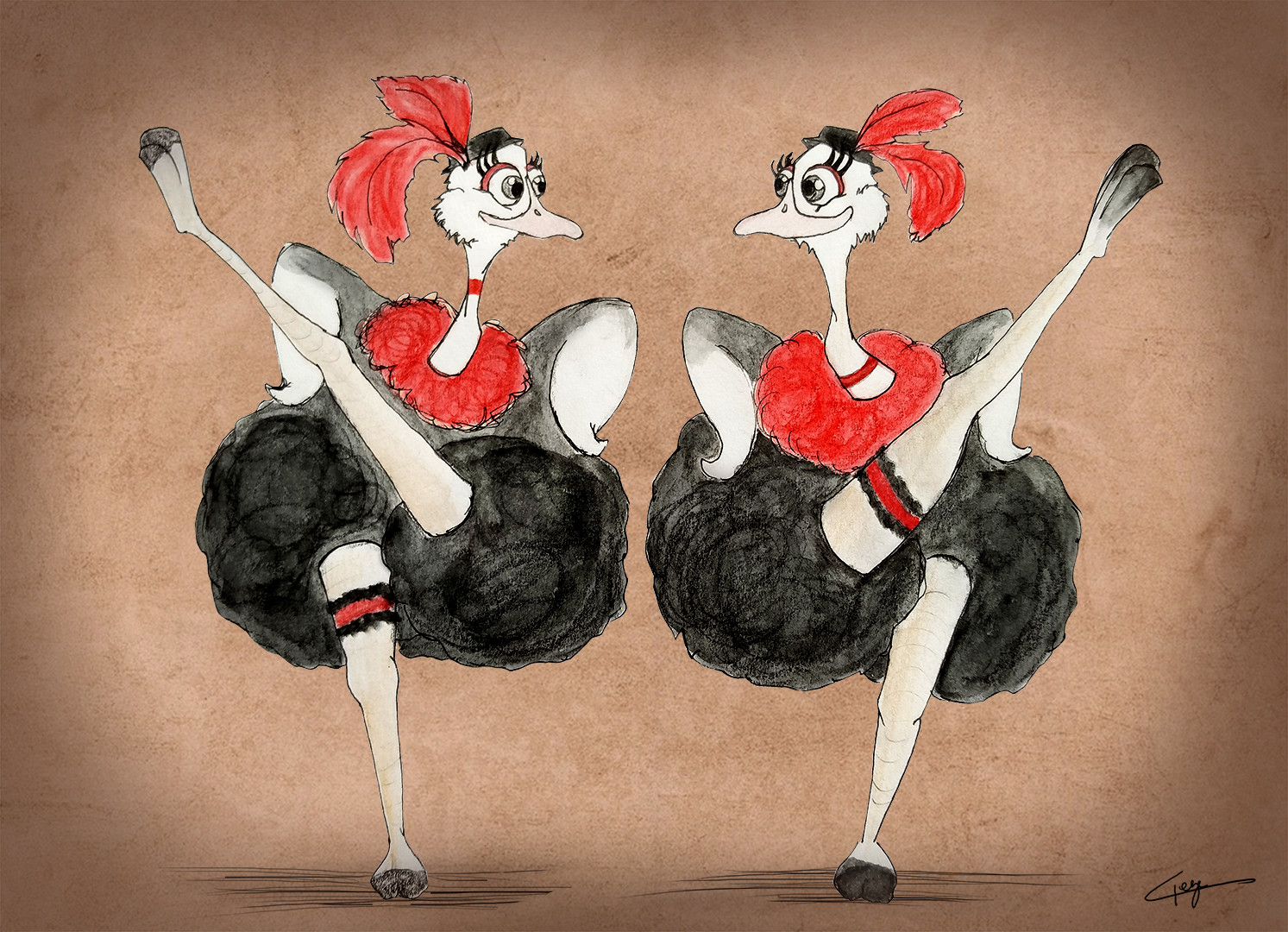 ArtStation - Ostrich