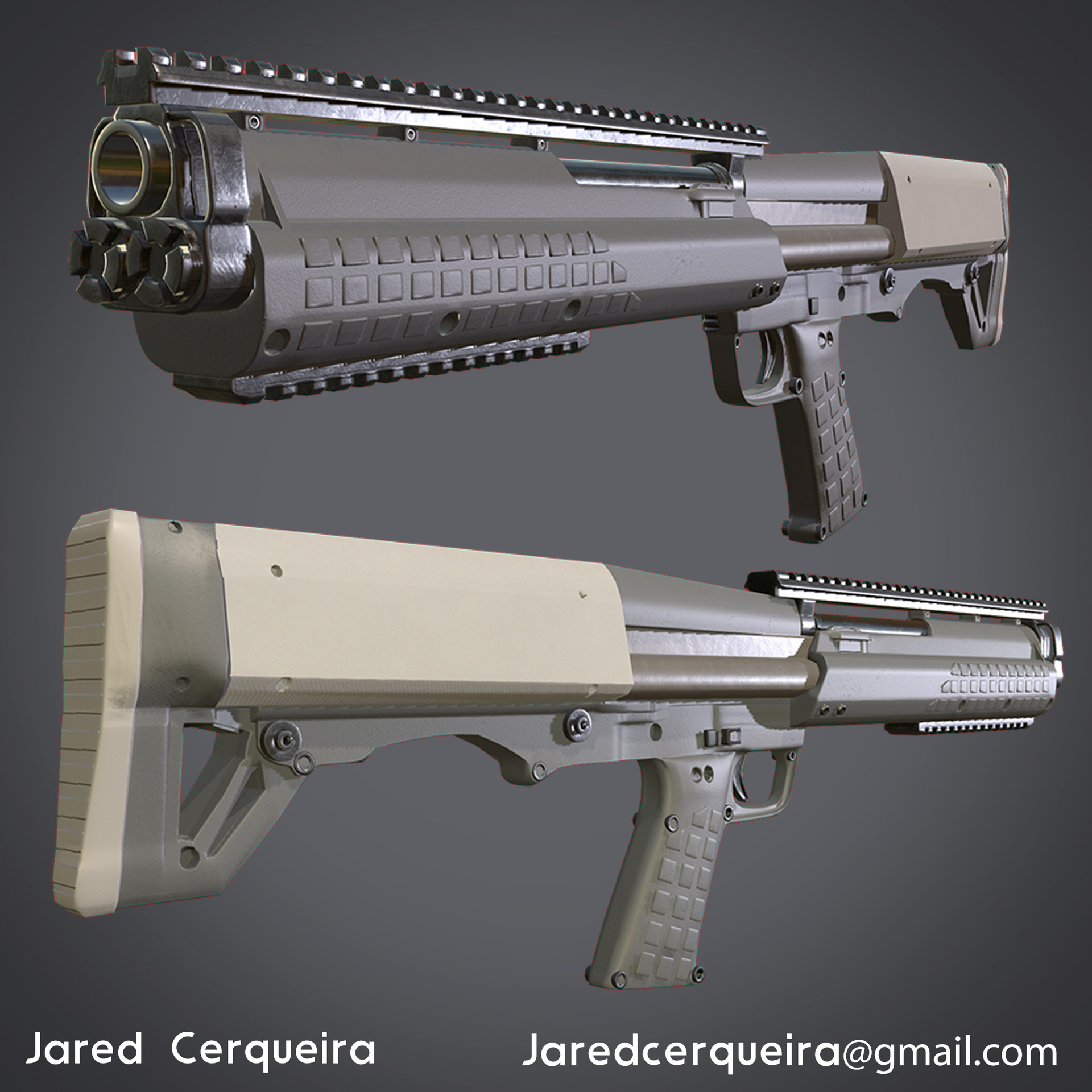 ArtStation - KSG Shotgun