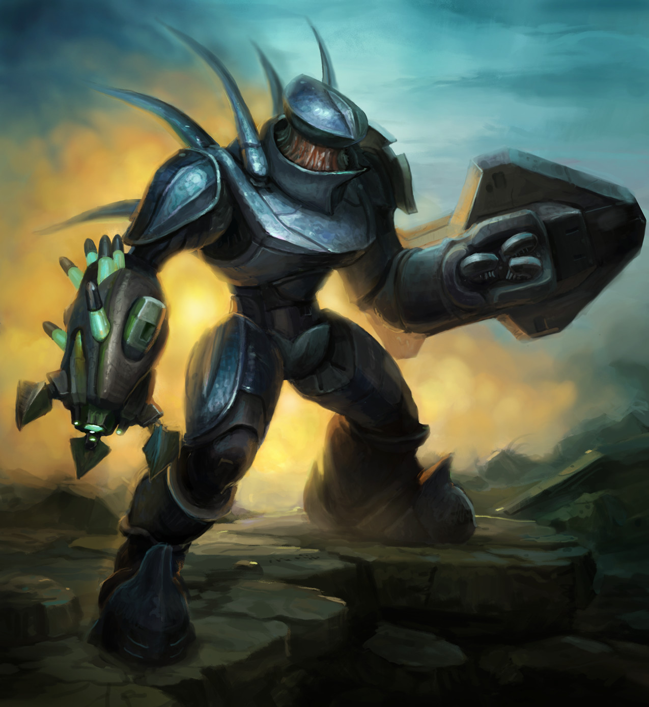 ArtStation - Halo Wars Illustration