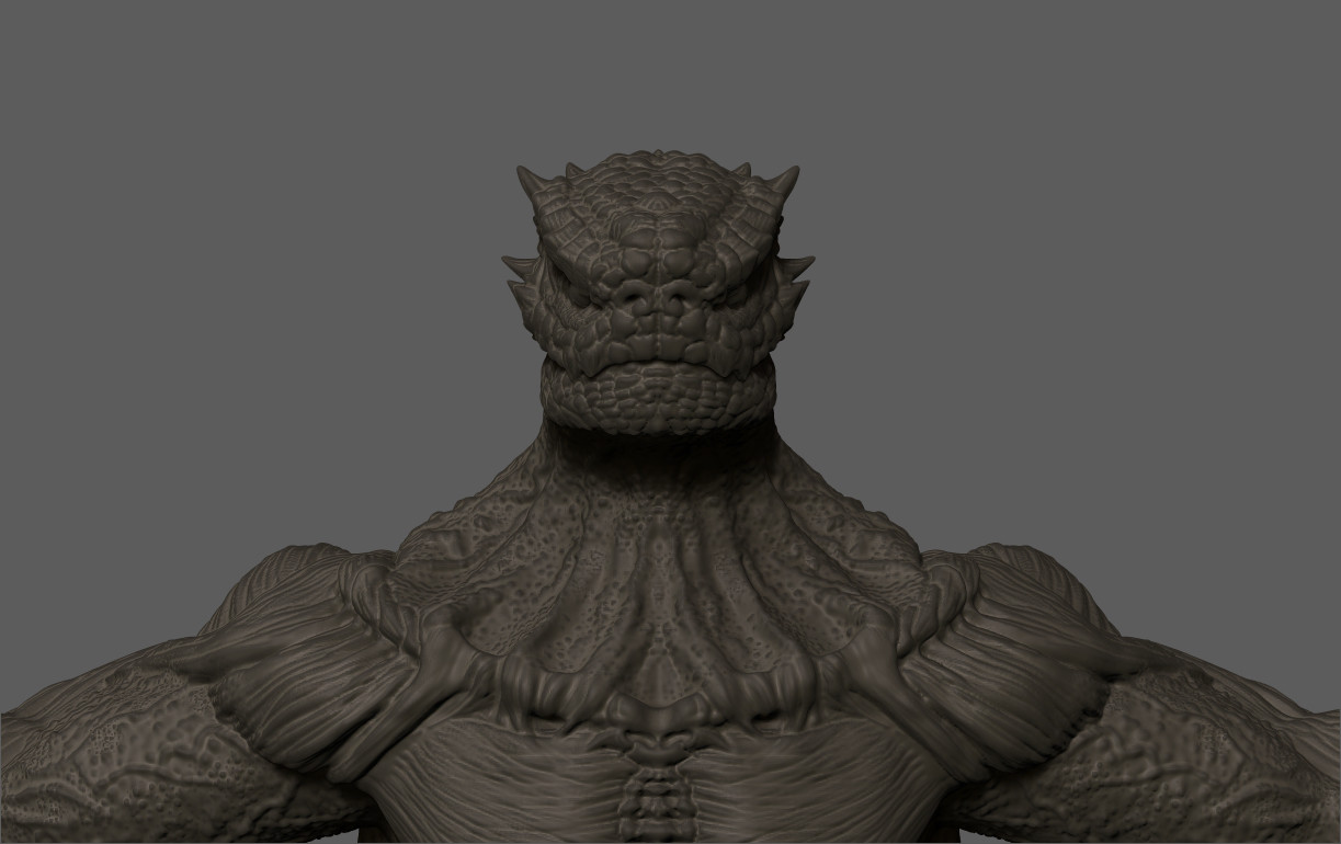 ArtStation - 3D Character : LIZARD FIGHTER 2013