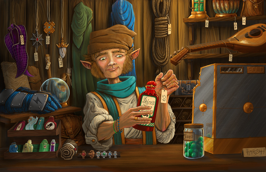 ArtStation - Halfling Merchant