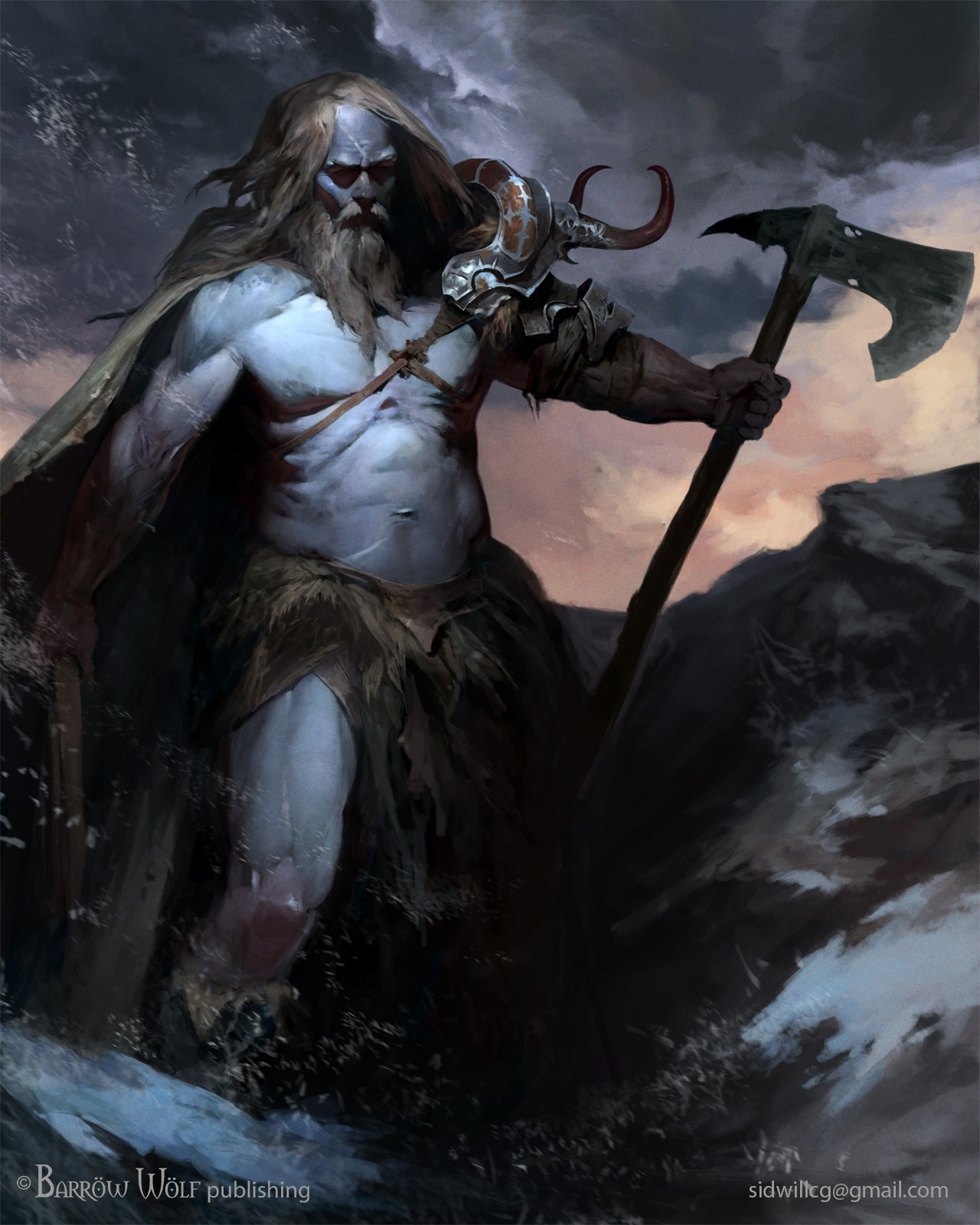 ArtStation - Half Frost Giant&Half Human