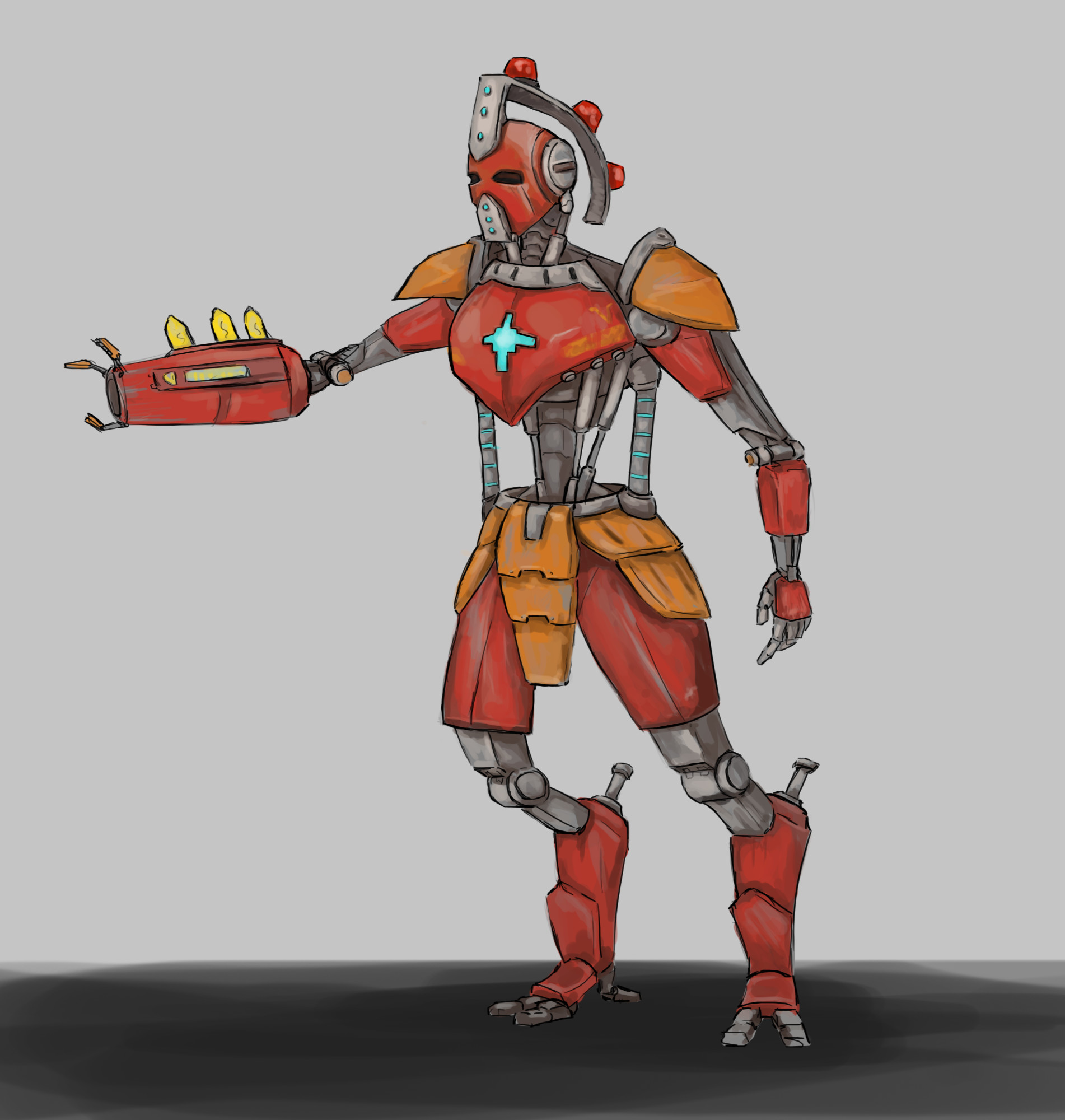 ArtStation - Vanguard, Overwatch Inspired Character