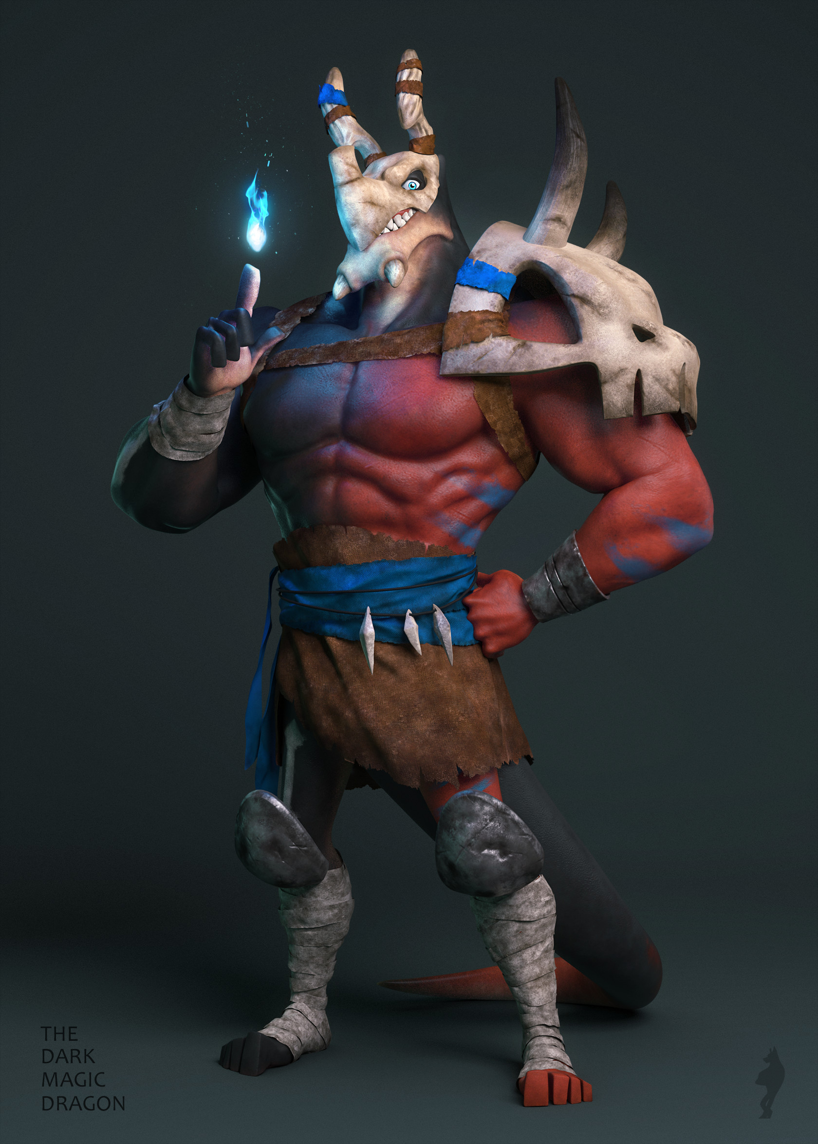 ArtStation - The Dark Magic Dragon