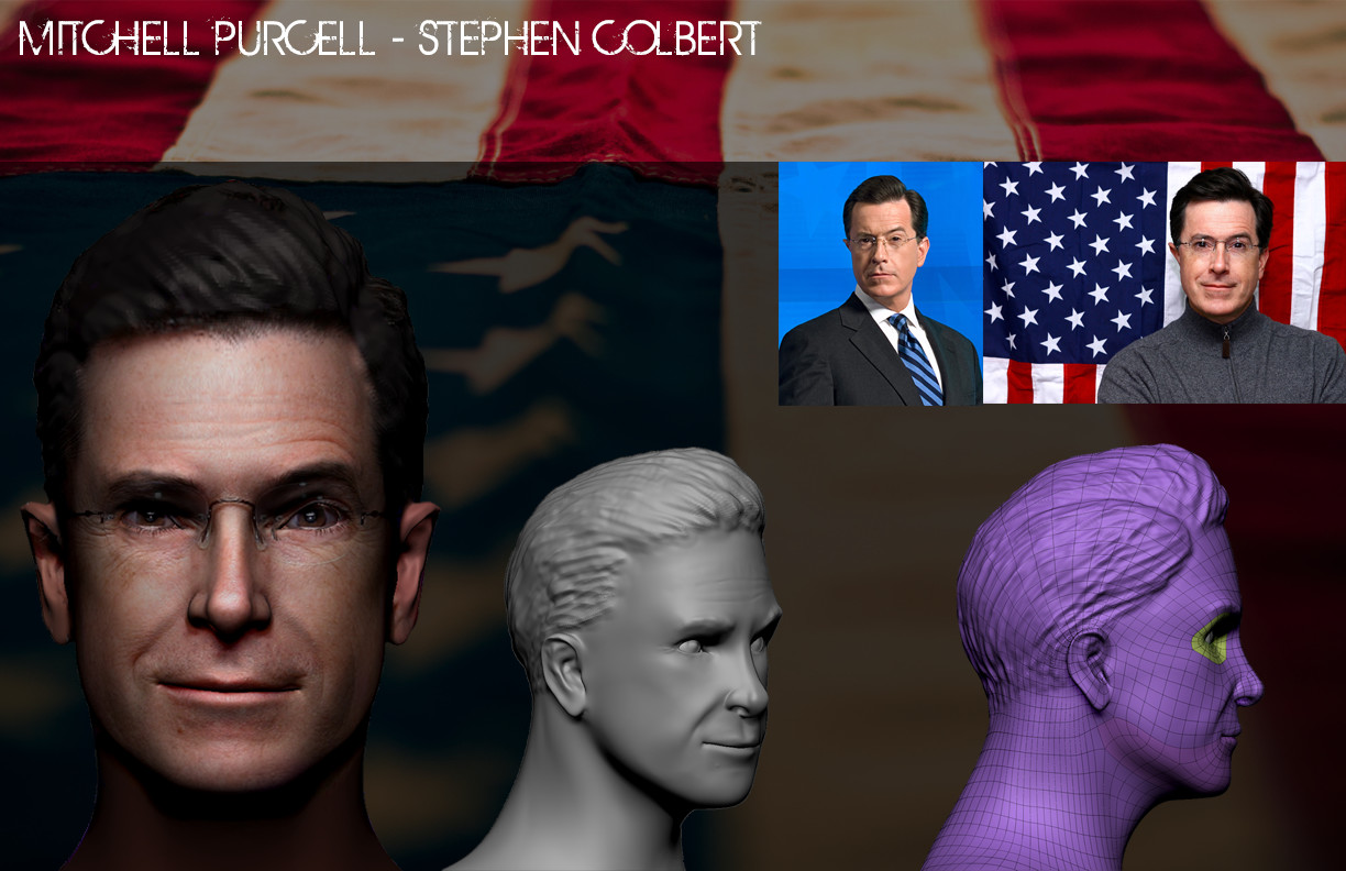 ArtStation - Stephen Colbert