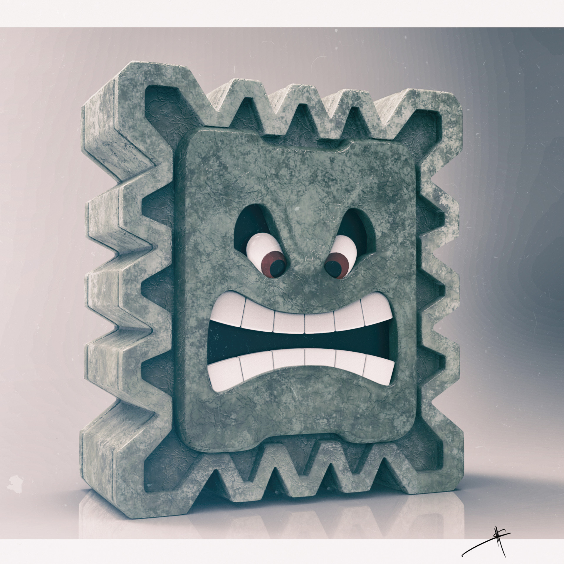 ArtStation - Nightly 58 - Thwomp!