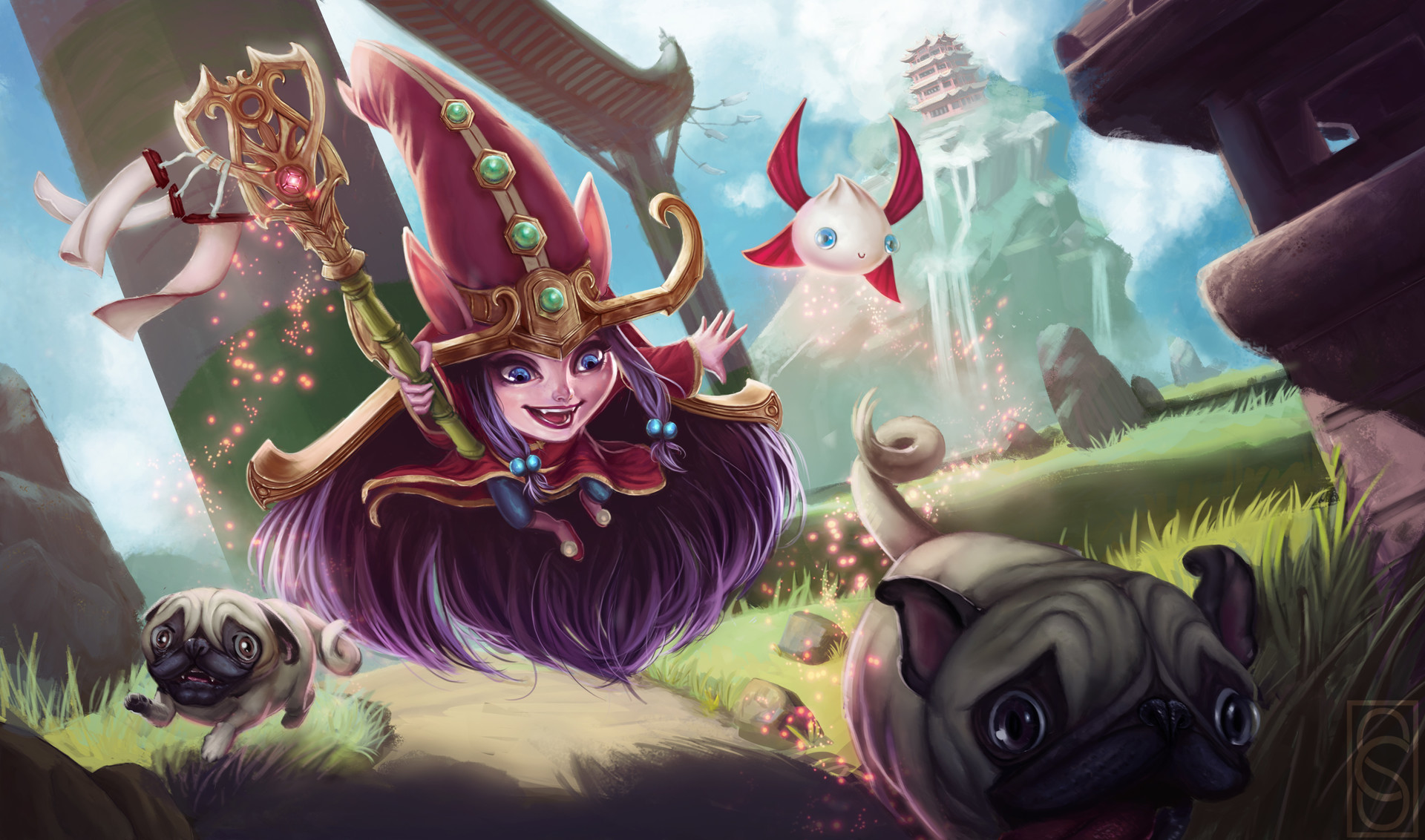 ArtStation - Pugs princess lulu