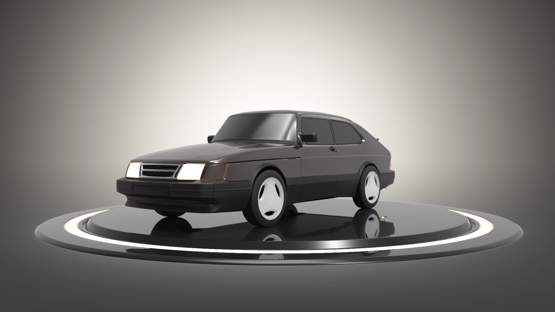 ArtStation - SAAB 900 Turbo S (WIP)