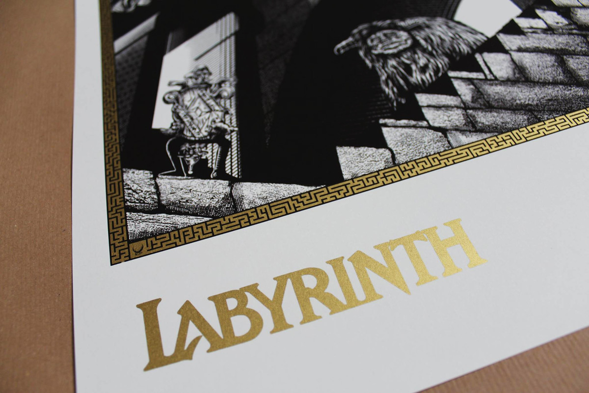 Chris Skinner - Labyrinth limited edition screen print.