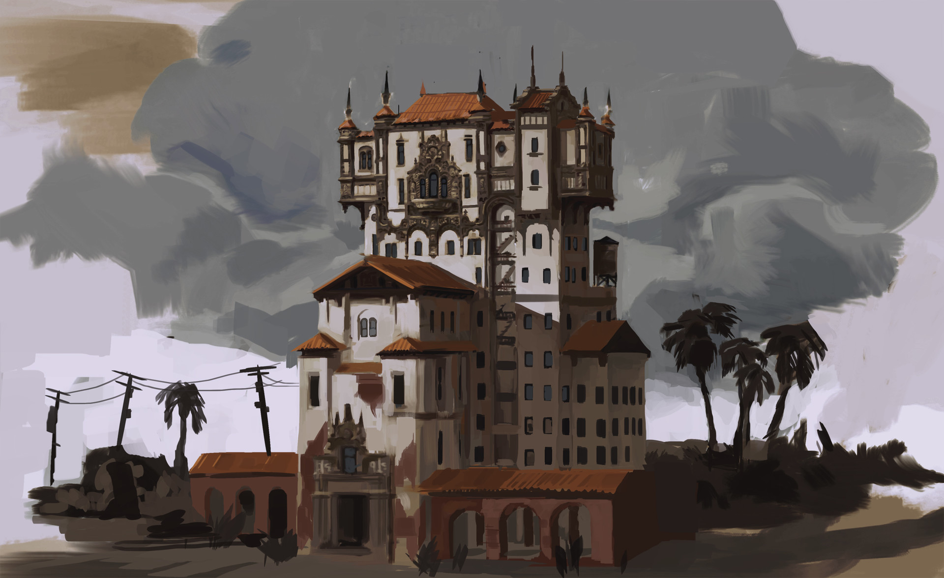 ArtStation - Baroque tower.