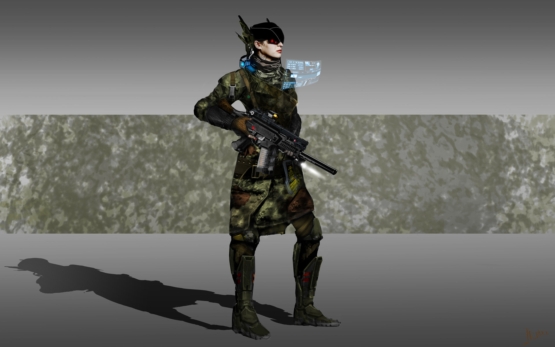 ArtStation - Military raven