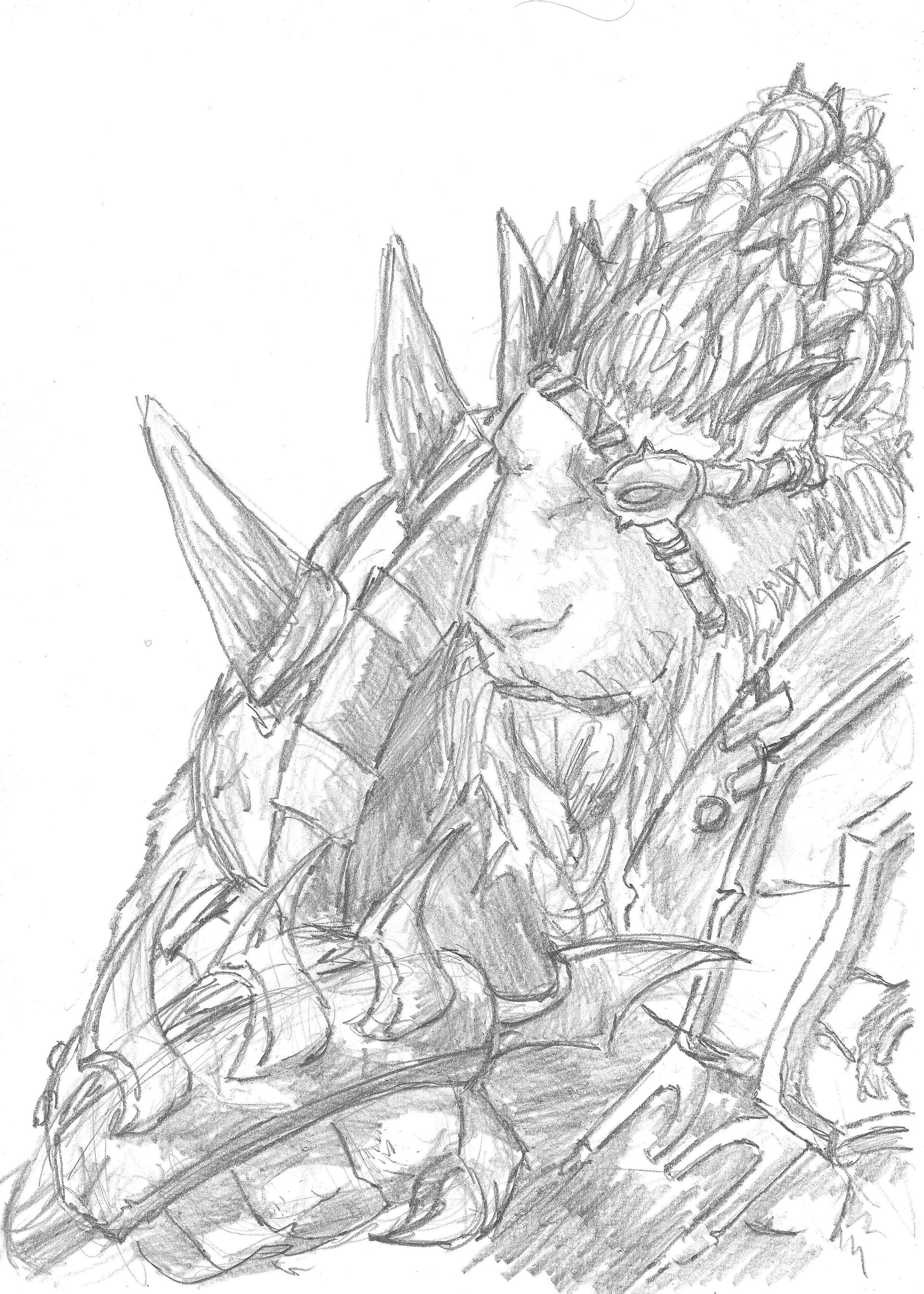 ArtStation - sketch rengar