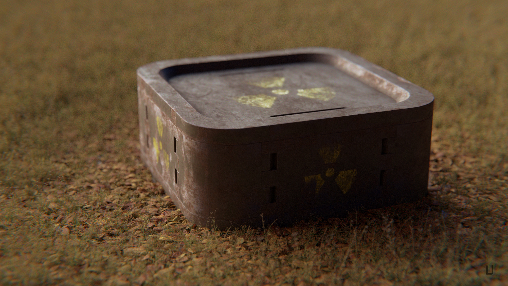ArtStation - Old Radioactive Container