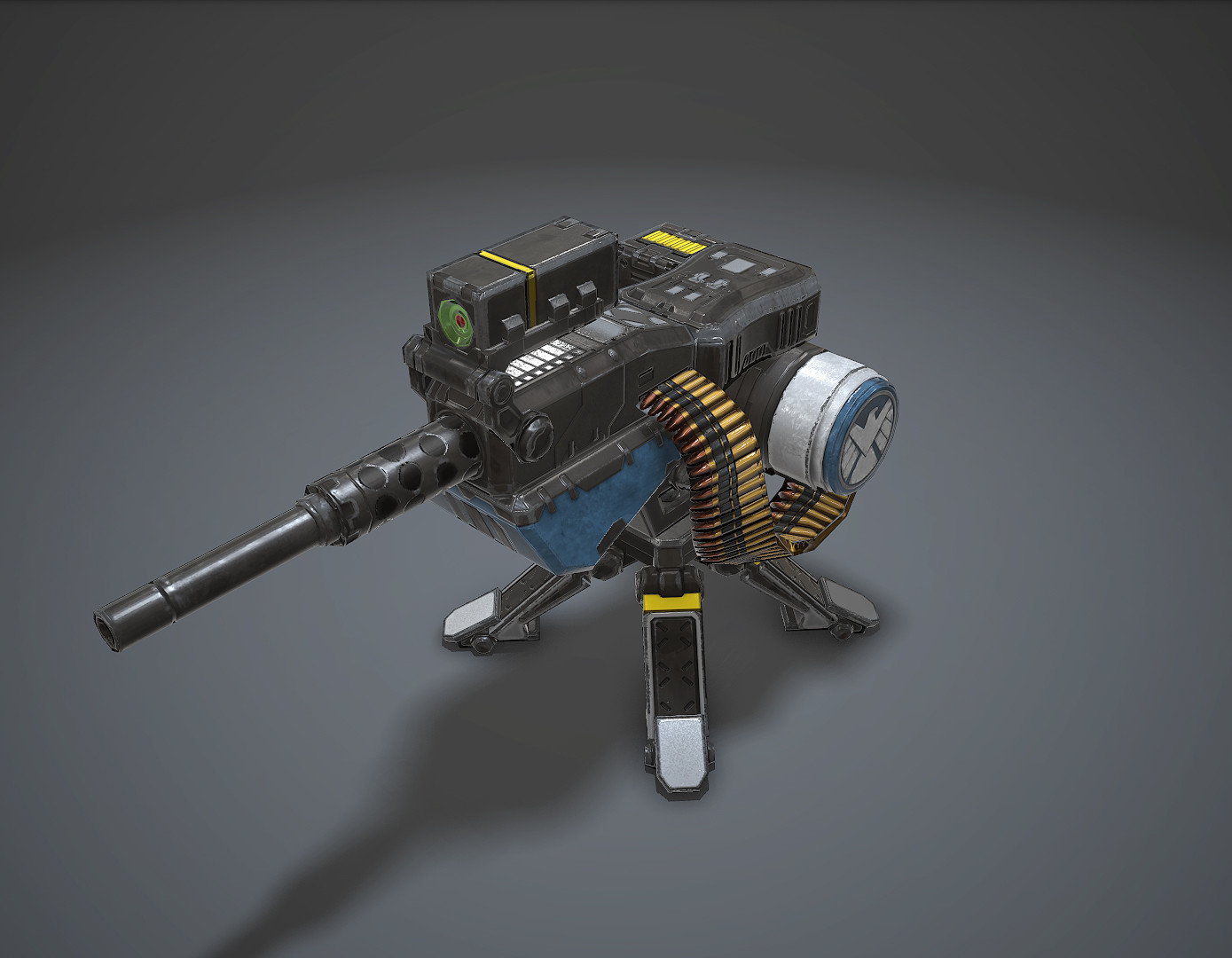 Tim Scott - shield Machine Gun Turrets