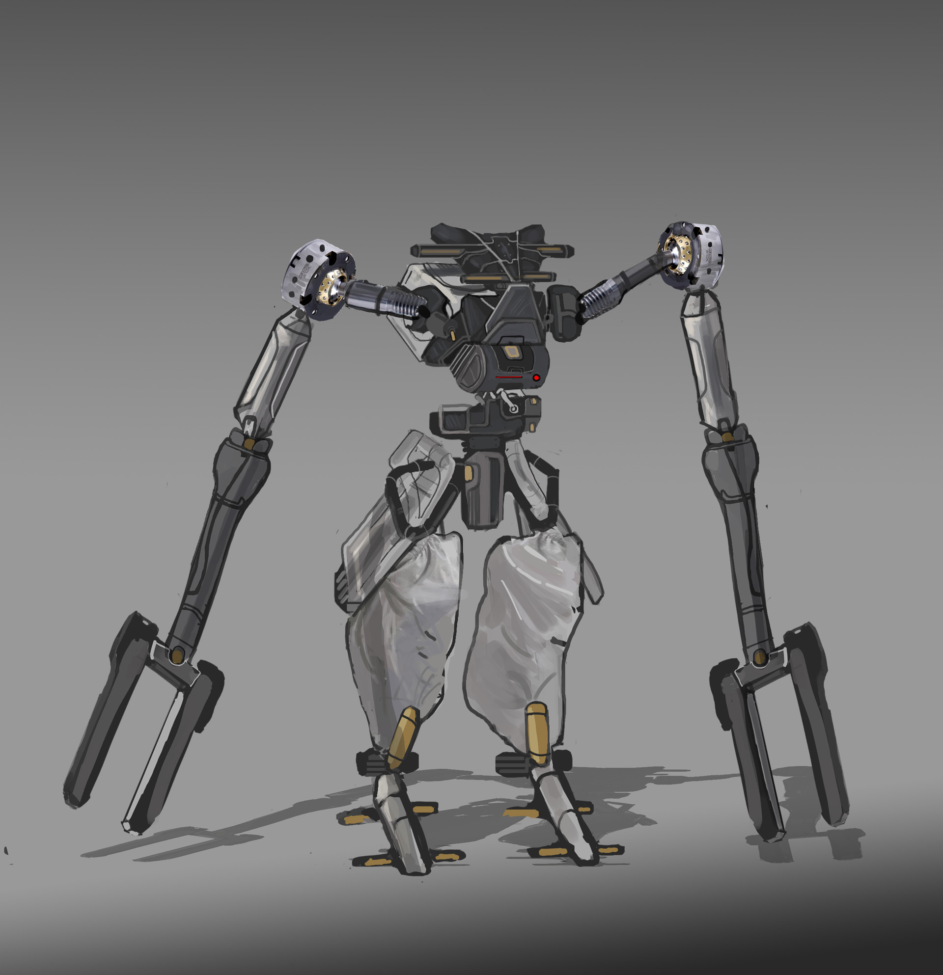 Loader Mech Contact Concept Eduard Pronin Robot Loader