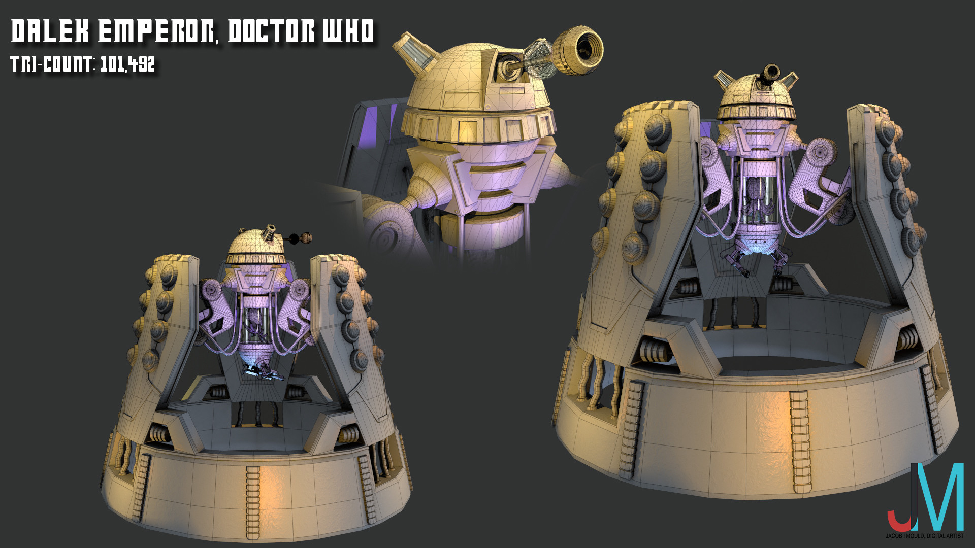 Jacob Mould - Emperor Dalek, 3D Model