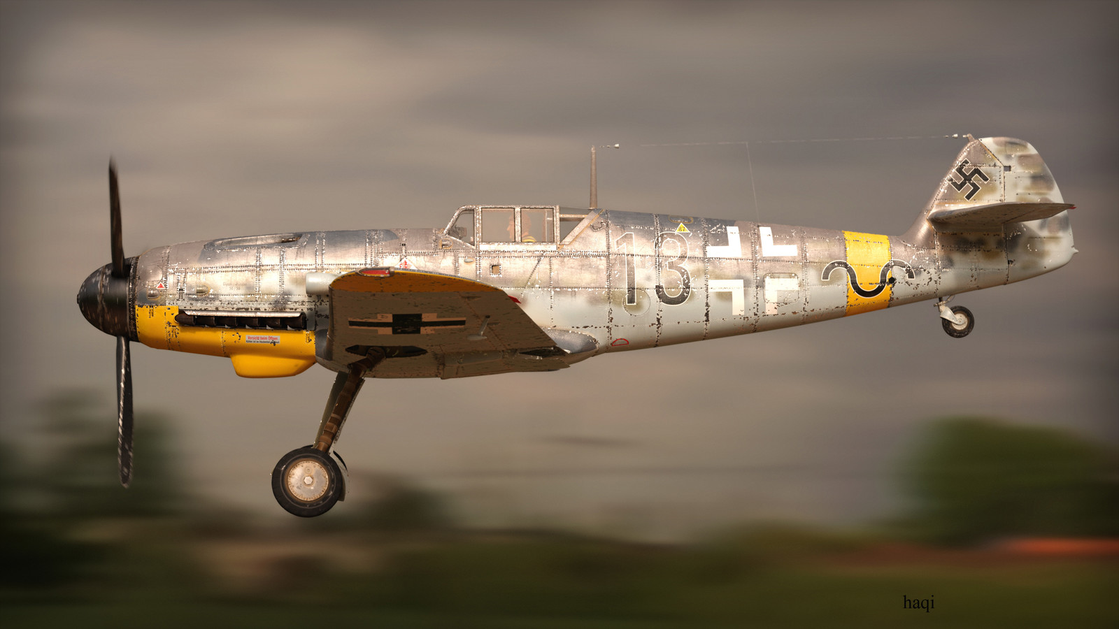 Ahmad Hafidh Alam - bf 109 G-2, flown by Gunther Rall