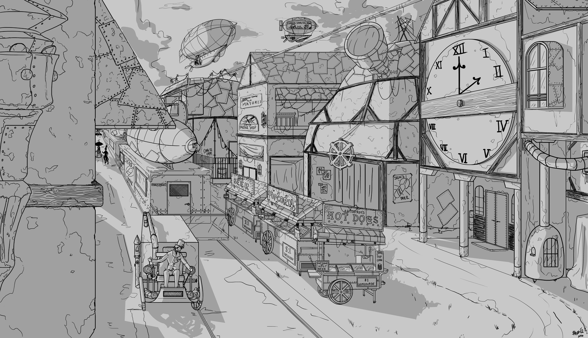 ArtStation - Steampunk Environment