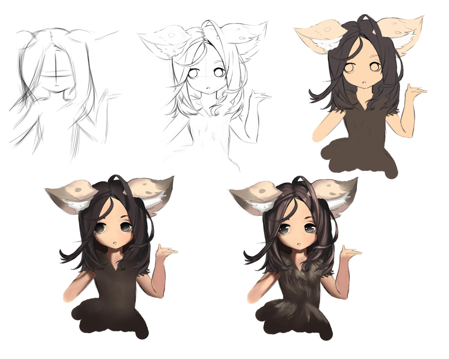 ArtStation - Lyn Female-Blade and Soul steps