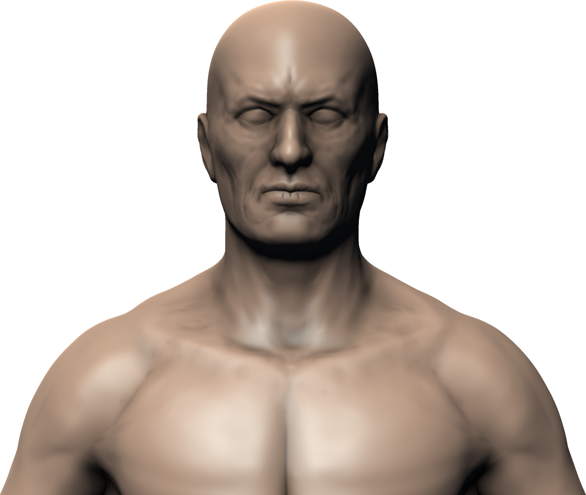 Callum Reid - Human Figure, first attempt, Mudbox