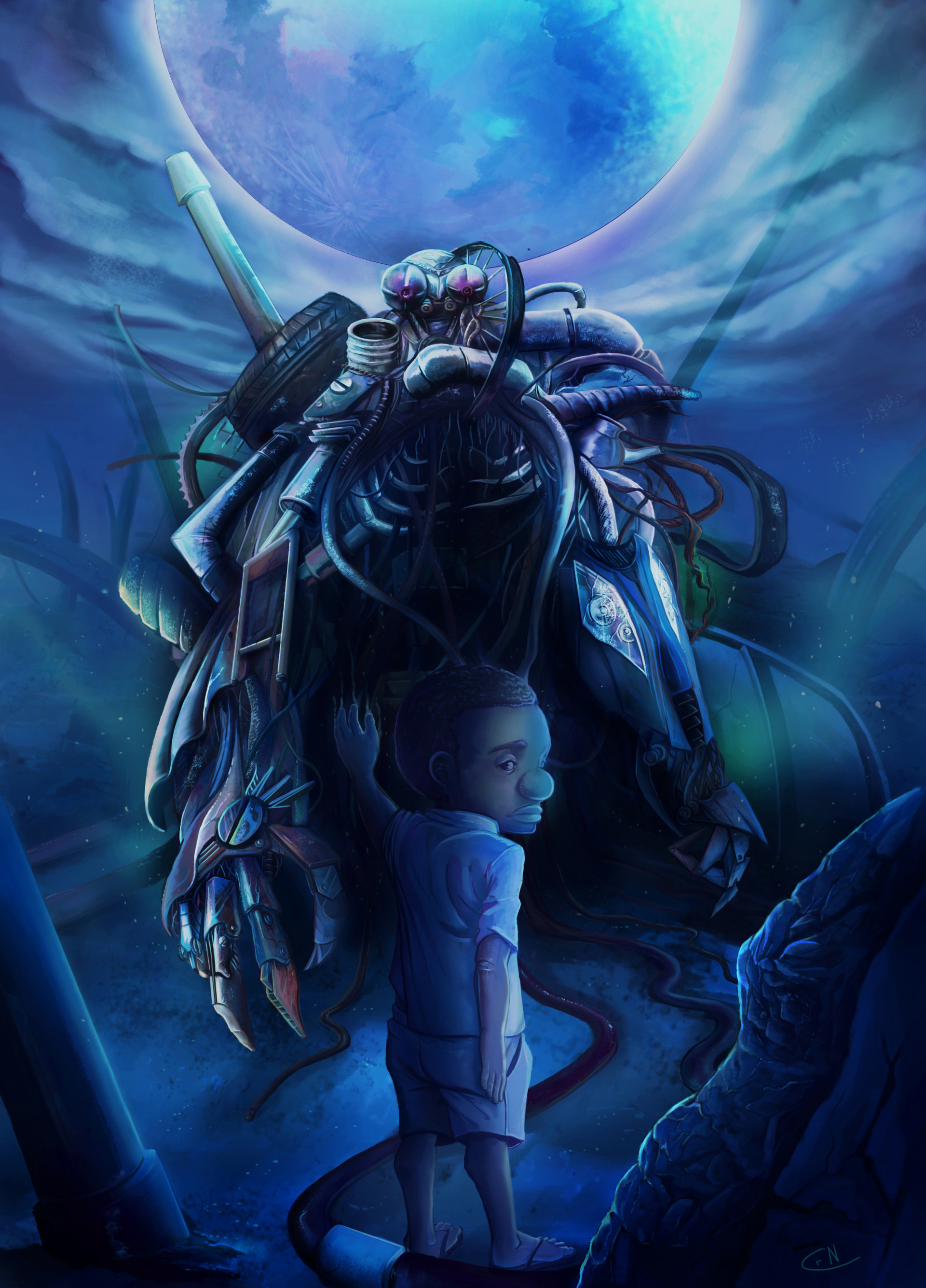 ArtStation - Chrome Boy