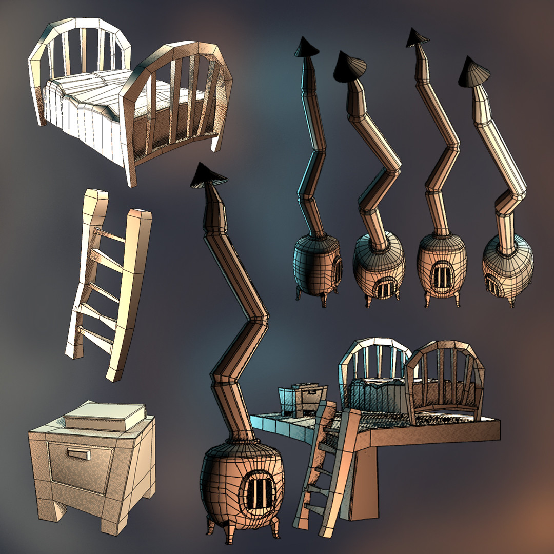 Pippa Lewis - Monkey Island Group Project Environment Assets